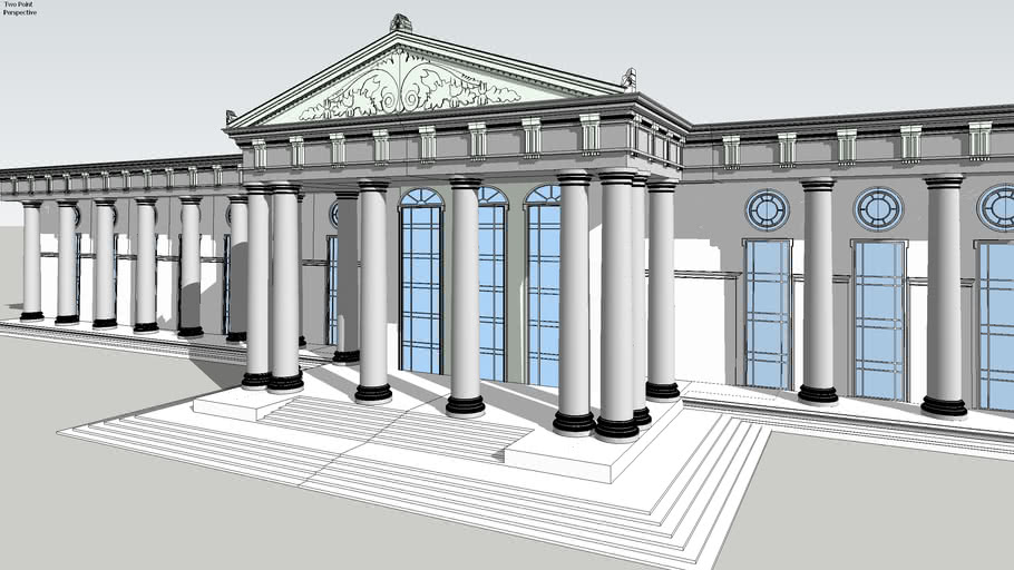 CLASSICAL MAIN ENTRANCE | 3D Warehouse