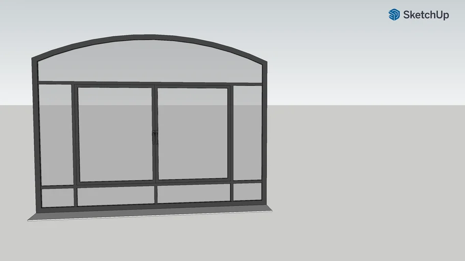 Big Window with Arc | 3D Warehouse