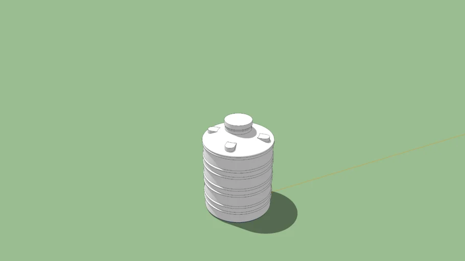 water tank - white | 3D Warehouse