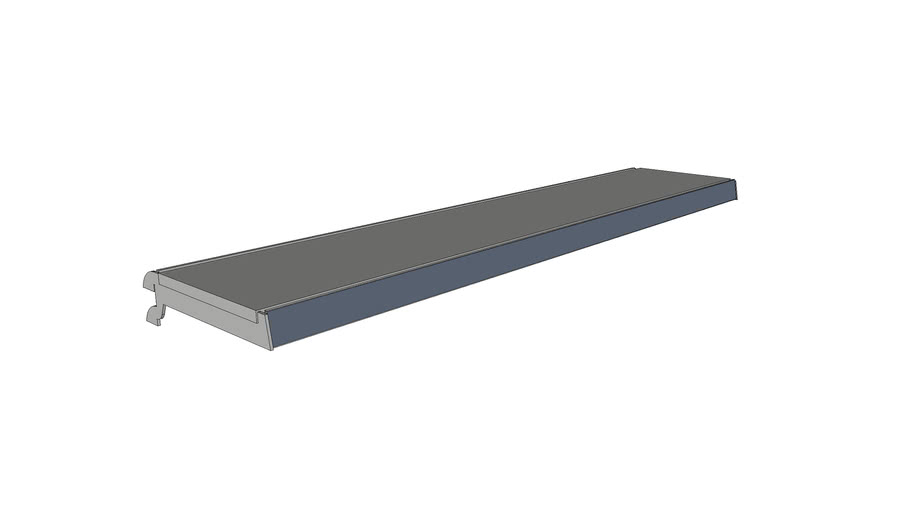 Short Shelf with Brackets (Retail) | 3D Warehouse