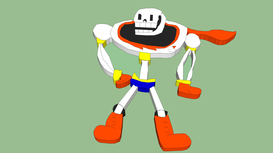 undertale Papyrus | 3D Warehouse