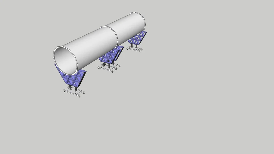 SFINKS Hyperloop module with supports | 3D Warehouse