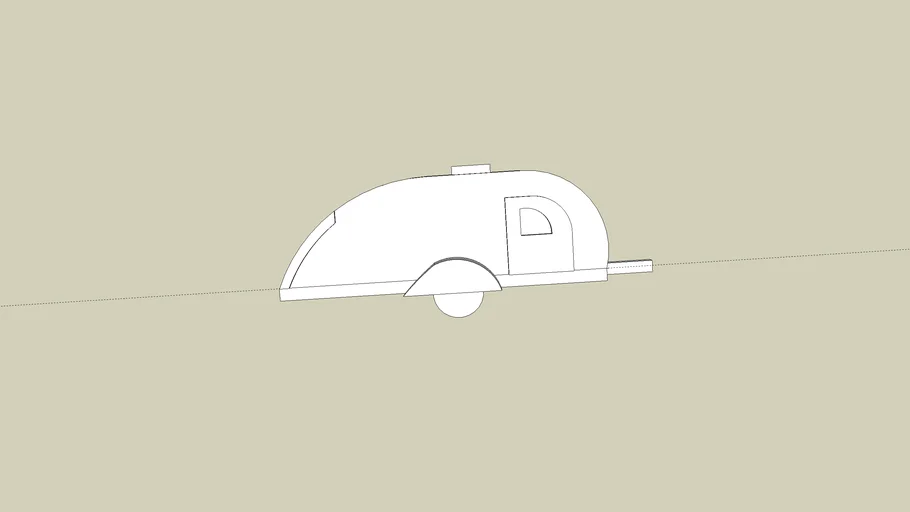 Teardrop Trailer | 3D Warehouse