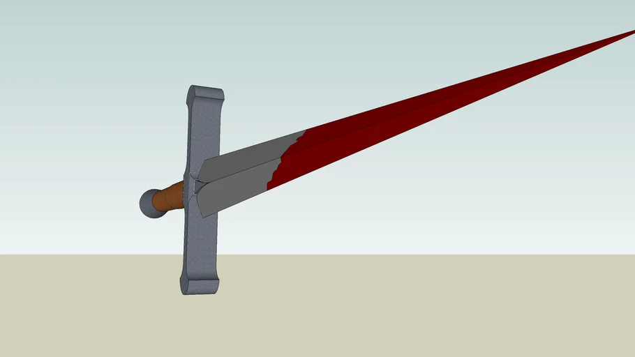 folded iron sword | 3D Warehouse
