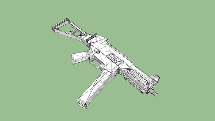 HK UMP45 SMG | 3D Warehouse