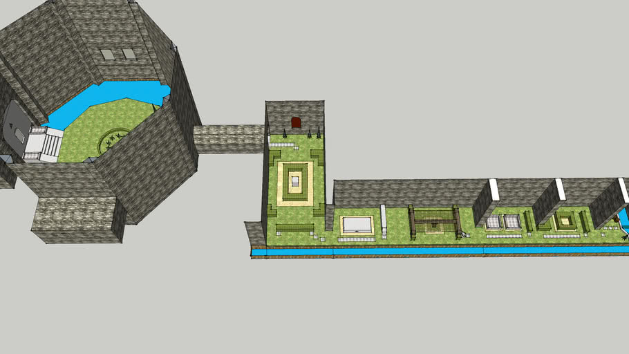 Hyrule Castle Court Yard (Complete w/ Textures) | 3D Warehouse