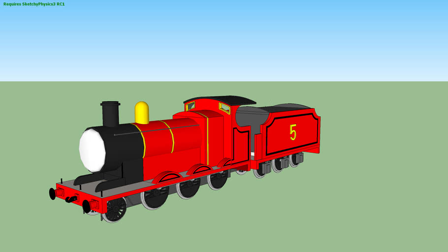 JAMES the red engine | 3D Warehouse