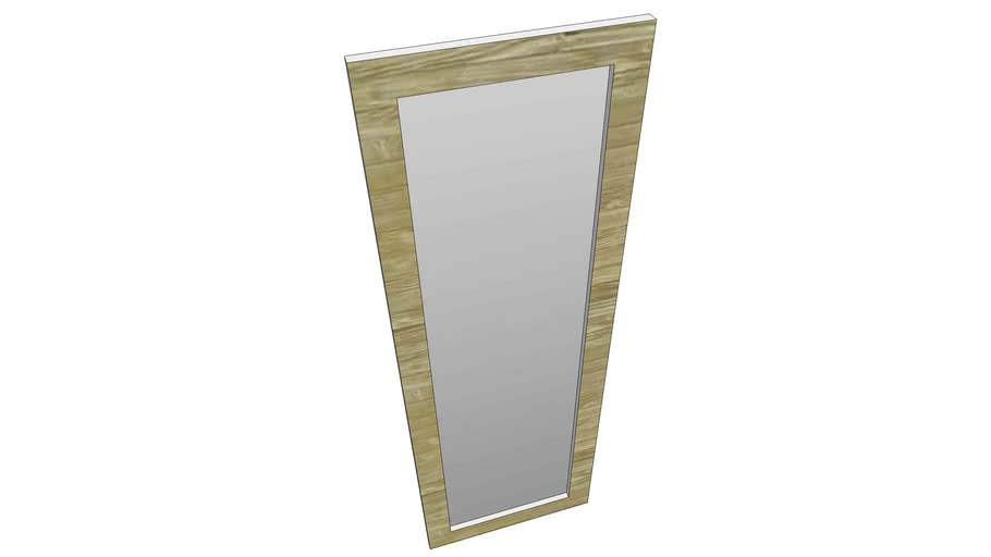 Espejo madera 60x180 | 3D Warehouse