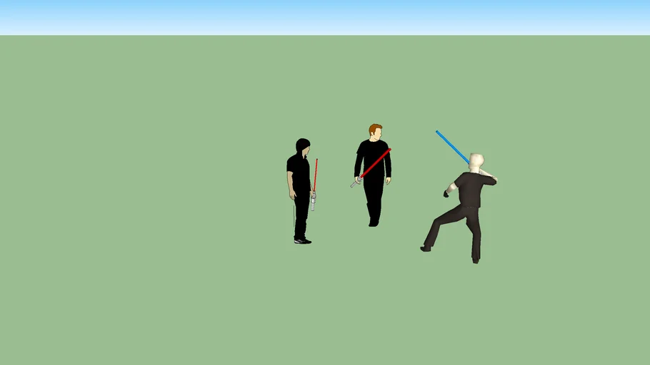 Jedi Sith fight scene. | 3D Warehouse