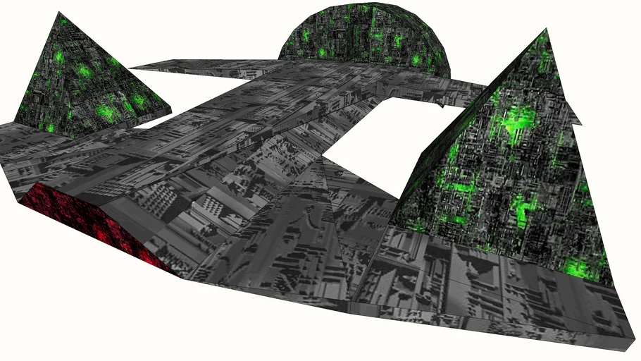 Borg Ship design #1] | 3D Warehouse