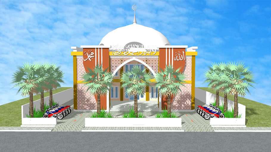 3D Masjid NTT | 3D Warehouse