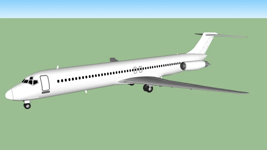 Template - McDonnell Douglas DC-9-50 | 3D Warehouse