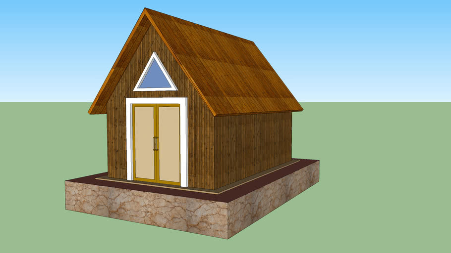 250 kW Mini Hydropower Powerhouse Conceptual Exterior | 3D Warehouse