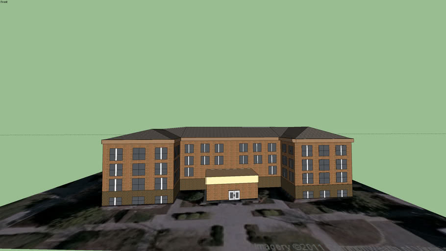 Russel Hall Radford University | 3D Warehouse