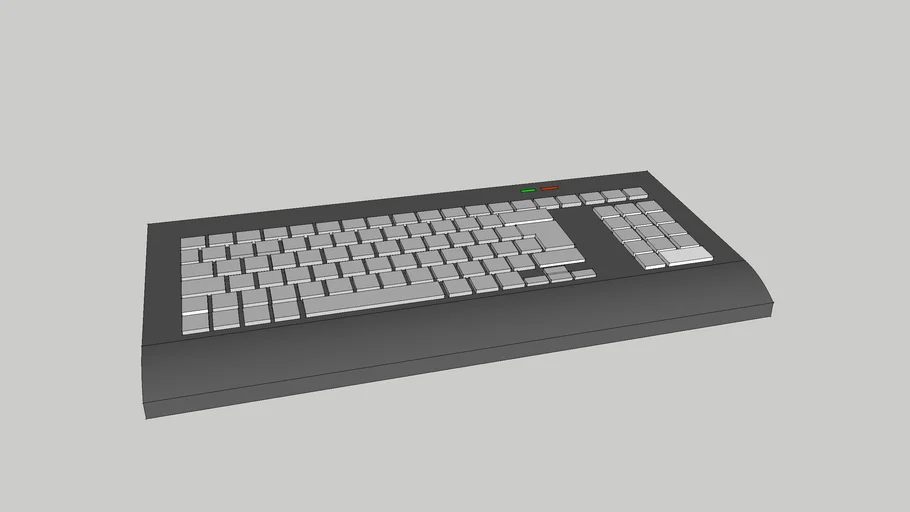 simple computer keyboard | 3D Warehouse