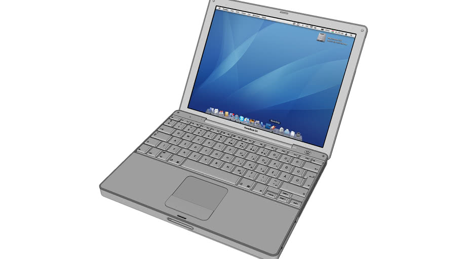 PowerBook G4 12' (Aluminum) | 3D Warehouse