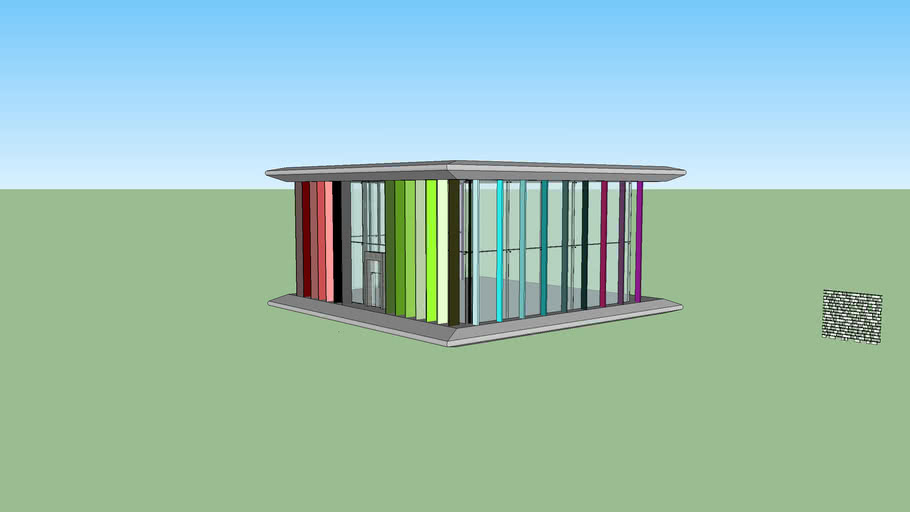 glass panel colored | 3D Warehouse