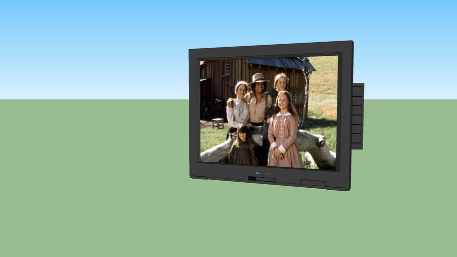 Mitsubishi 40' CRT TV (CS-40503) | 3D Warehouse