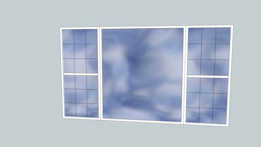 113 1/2 x 63 1/2 inch window | 3D Warehouse