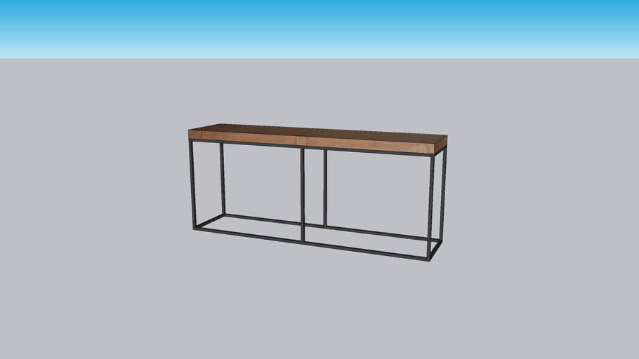 Pottery Barn -- Malcolm 71' Console Table | 3D Warehouse