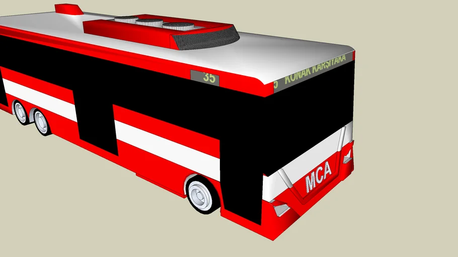 MCA City bus | 3D Warehouse