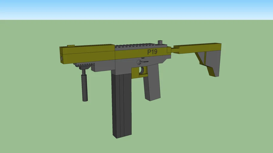 subfusil P19 | 3D Warehouse