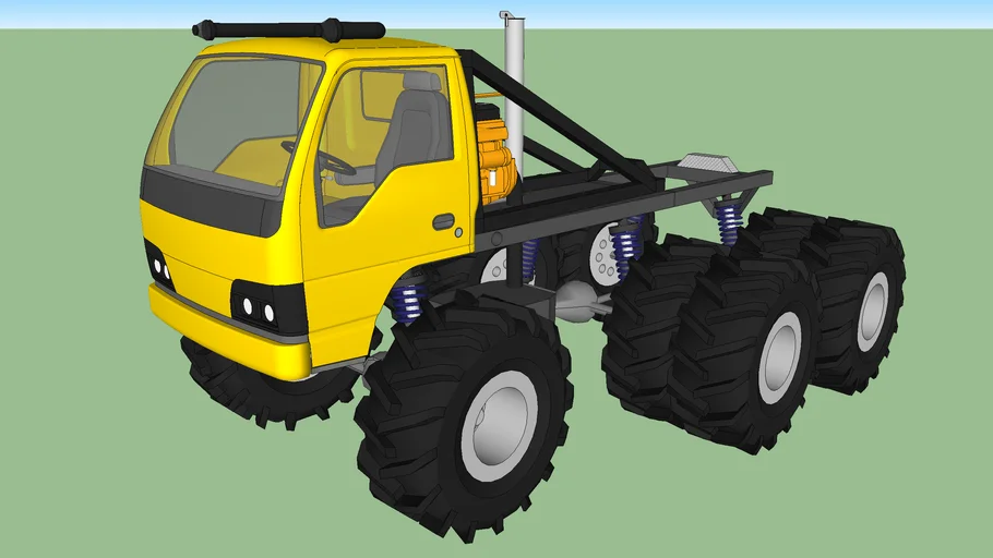 Izuzu Flatbed Offroad Conversion | 3D Warehouse