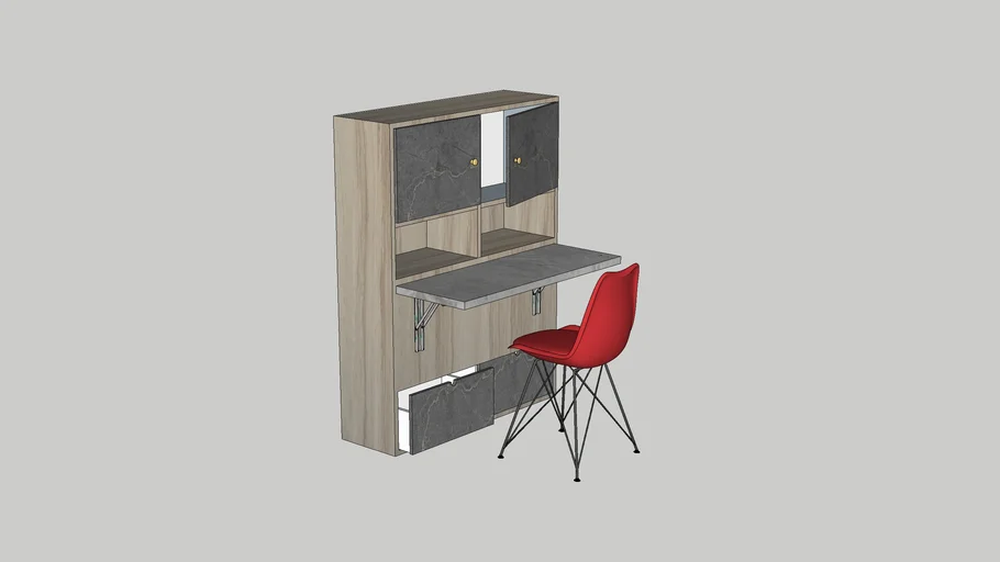 Meja Kerja dan Belajar | 3D Warehouse