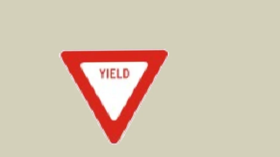Yield Sign | 3D Warehouse