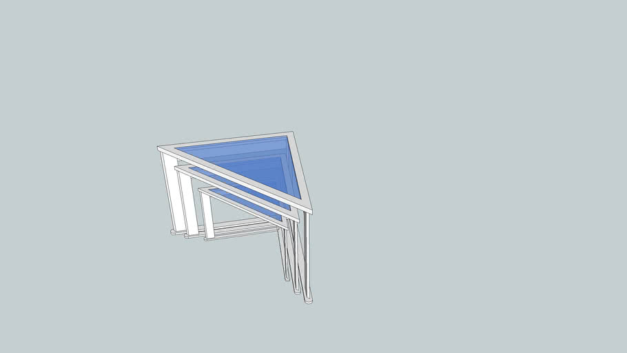 Mesa de centro triangular | 3D Warehouse