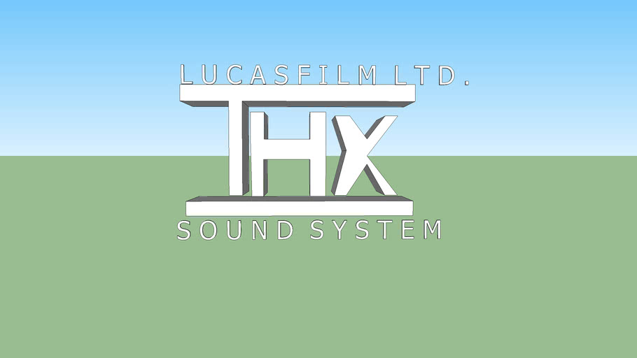 Lucasfilm Ltd. Sound System THX Logo | 3D Warehouse
