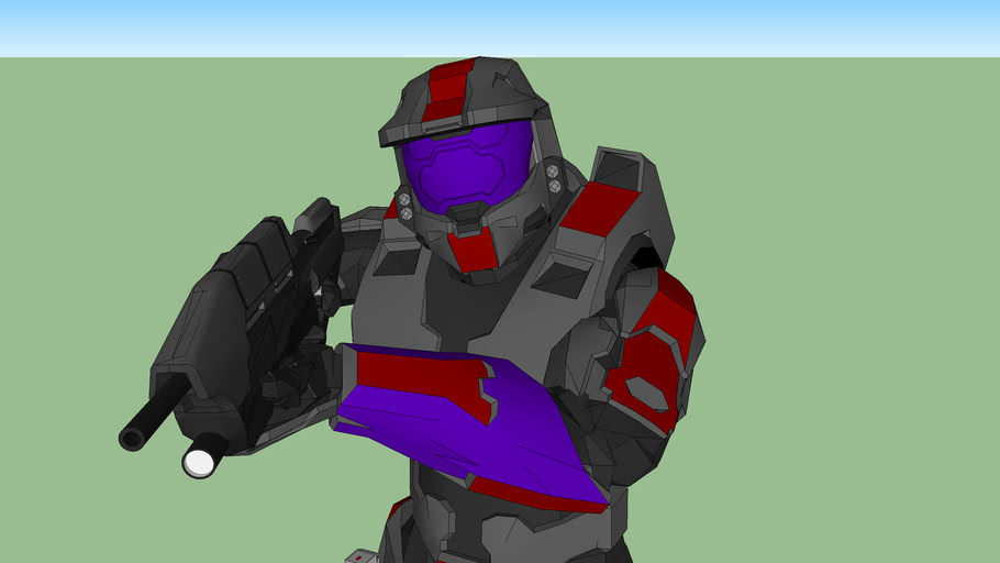 cool halo spartan | 3D Warehouse