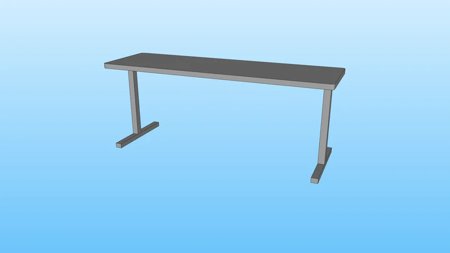 Raul's computer table | 3D Warehouse