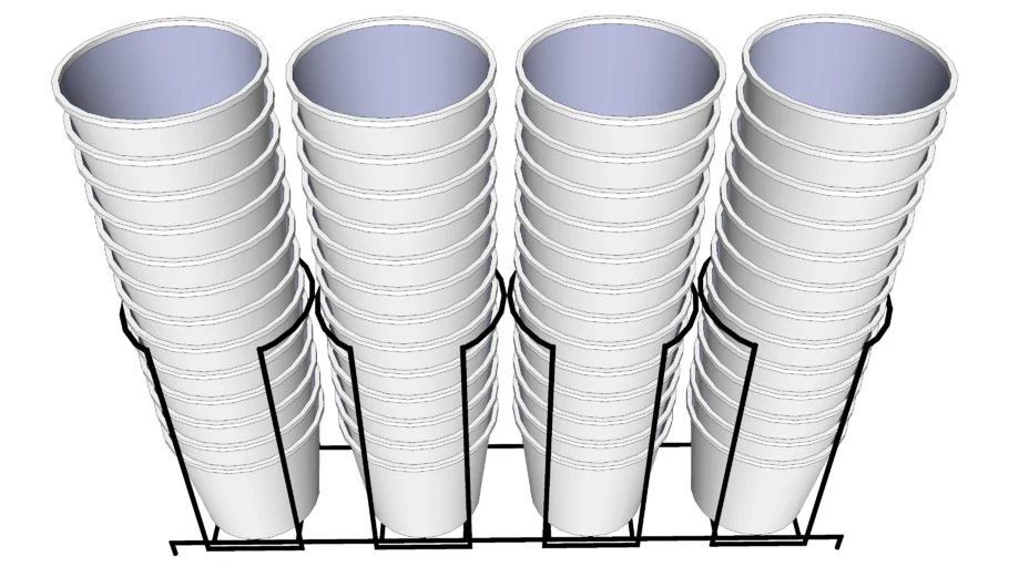 Cup Rack | 3D Warehouse