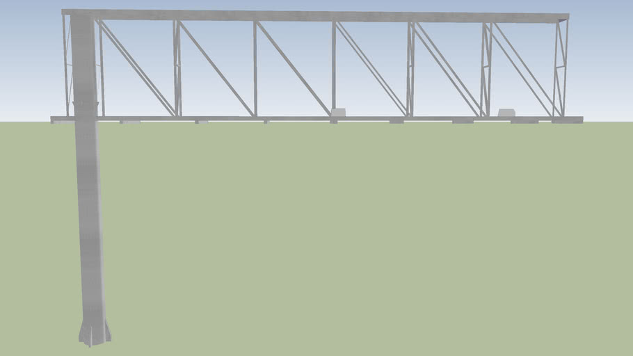 Sign Gantry | 3D Warehouse