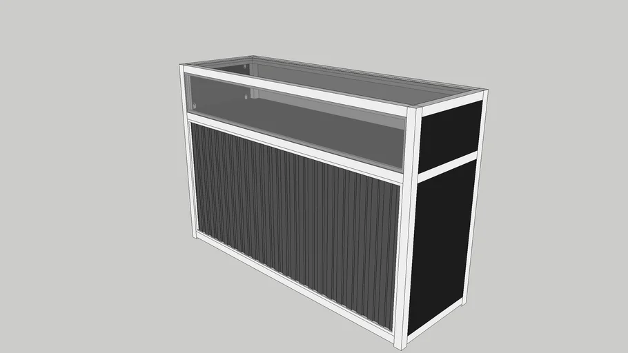 DISPLAY SHOWCASE FLUTED | 3D Warehouse