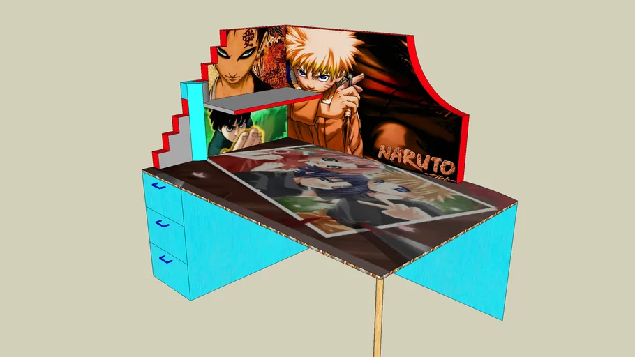 bureau naruto | 3D Warehouse