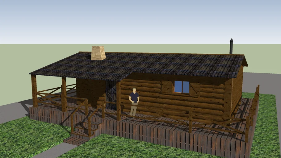 Log Cabin | 3D Warehouse