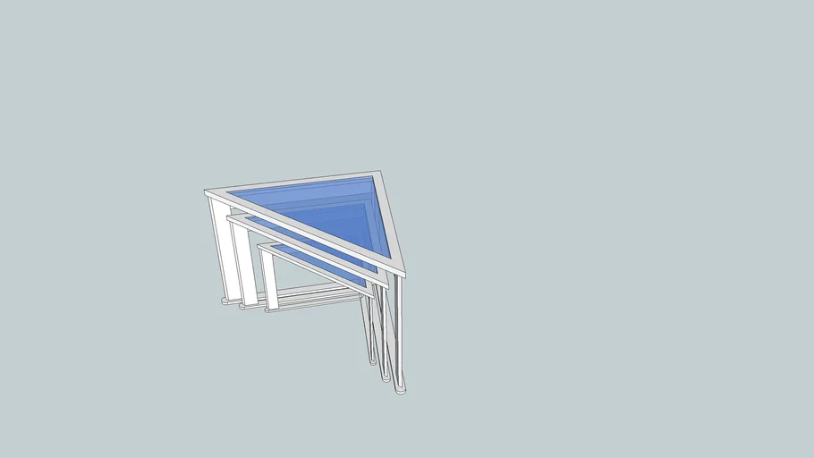 Mesa de centro triangular | 3D Warehouse