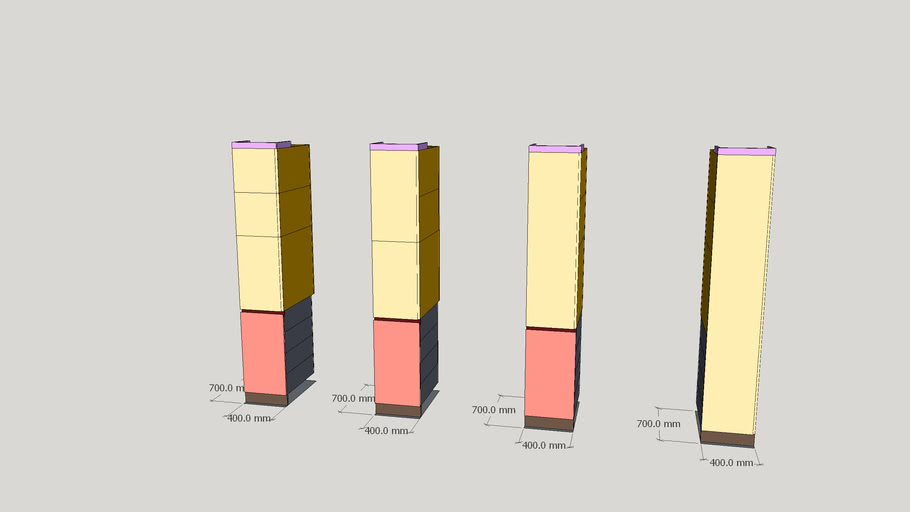 Tall_BASE_870H_100B_700D_400W | 3D Warehouse