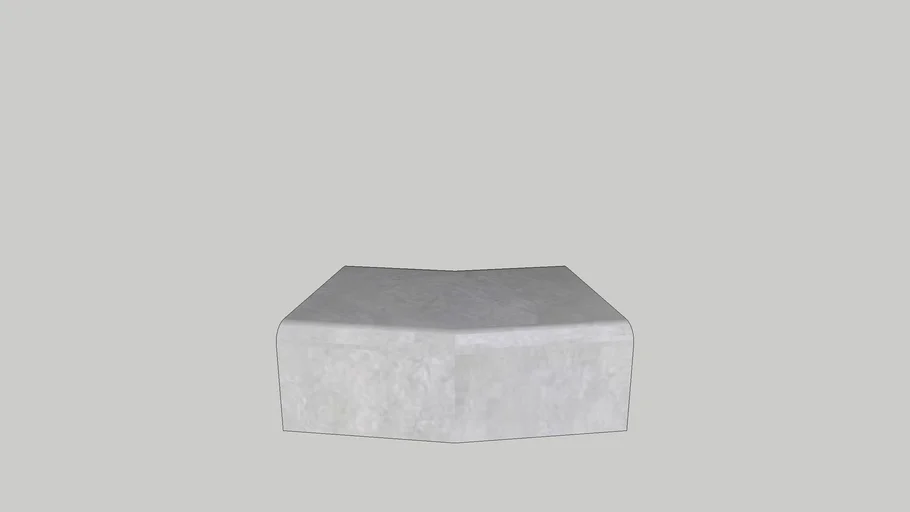 Concrete Block 30 Degrees | 3D Warehouse