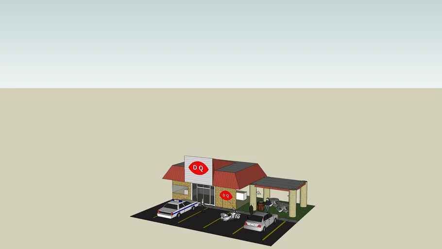 DHS CAD Dairy Queen | 3D Warehouse