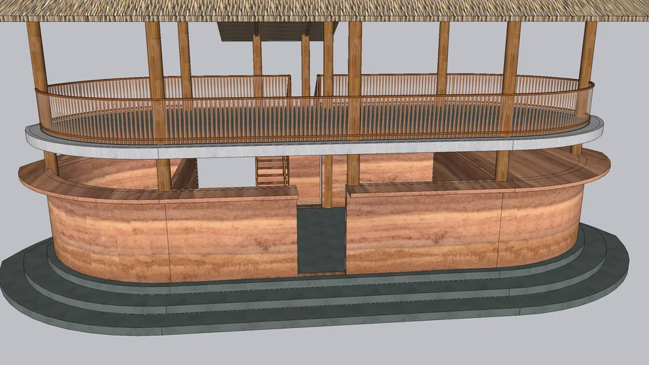 Rammed Earth Building | 3D Warehouse