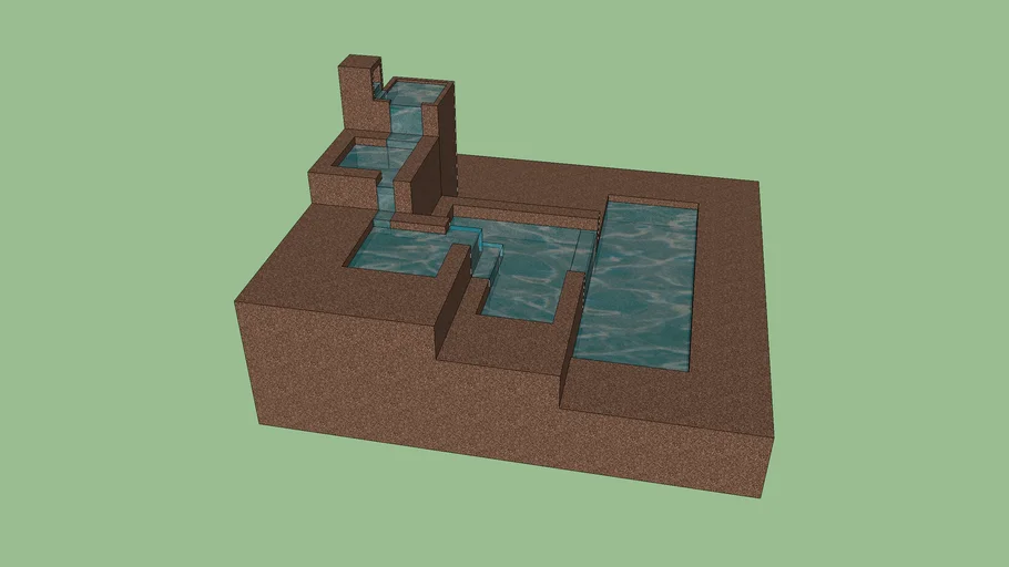 Square Fountain | 3D Warehouse