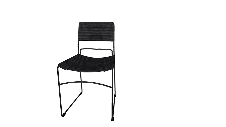 84179 Chair Hugo Black Black | 3D Warehouse