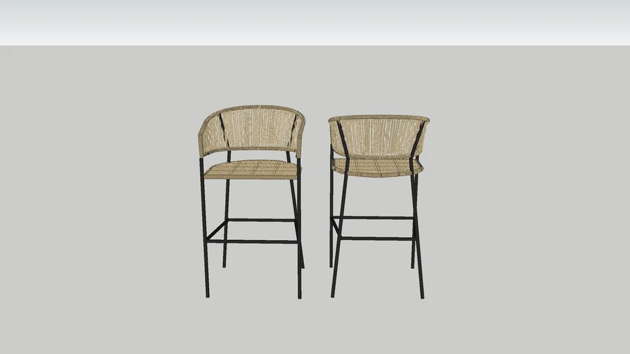 Careyes Counter Stool - Decova | 3D Warehouse