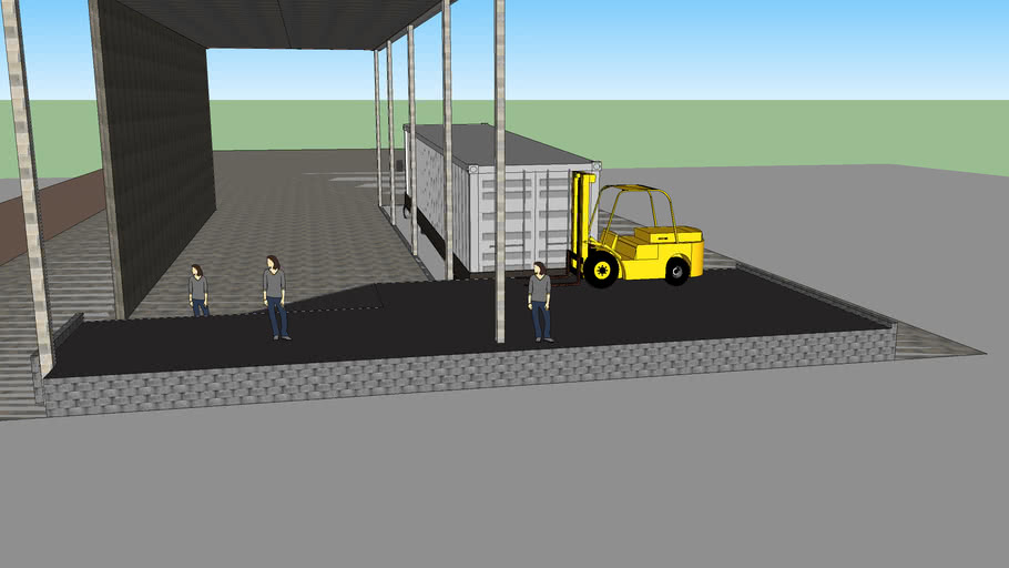 SGCG PALLET LOADING DOCK | 3D Warehouse