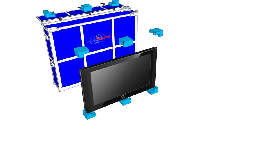 4M LED/LCD BOX | 3D Warehouse