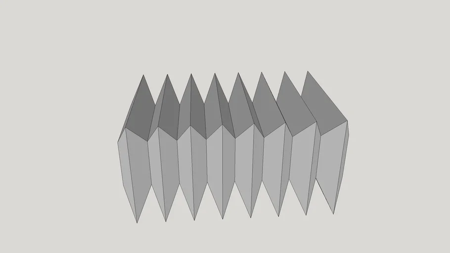 Bellows type expansion cover | 3D Warehouse