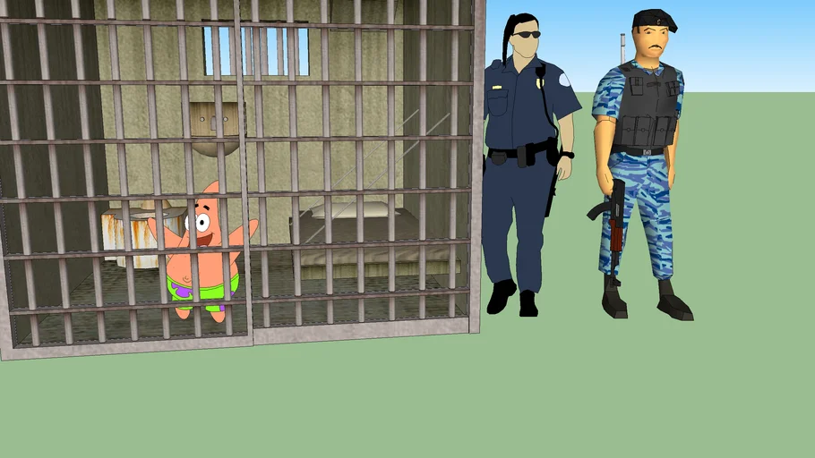 Patrick In Jail | 3D Warehouse